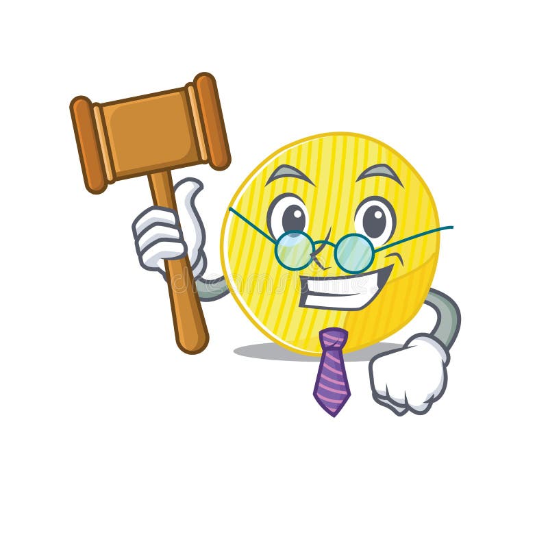 Smart Judge Potato Chips in Mascot Cartoon Character Style Stock Vector ... Smart Judge Potato Chips in Mascot Cartoon Character Style Stock Vector ...