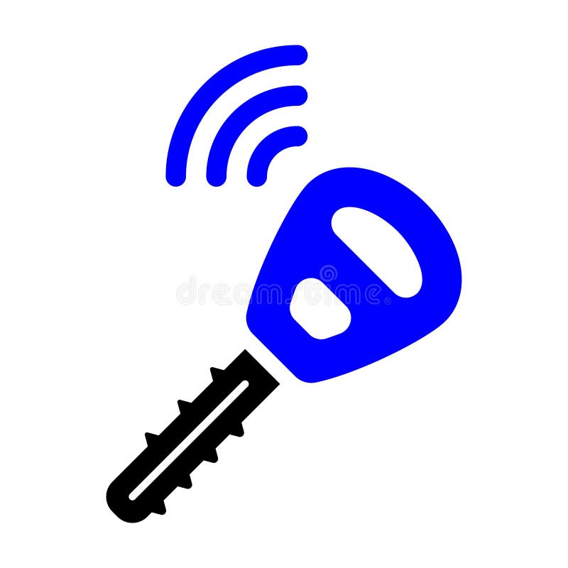 Smart Key Icon stock vector. Illustration of security - 265071421