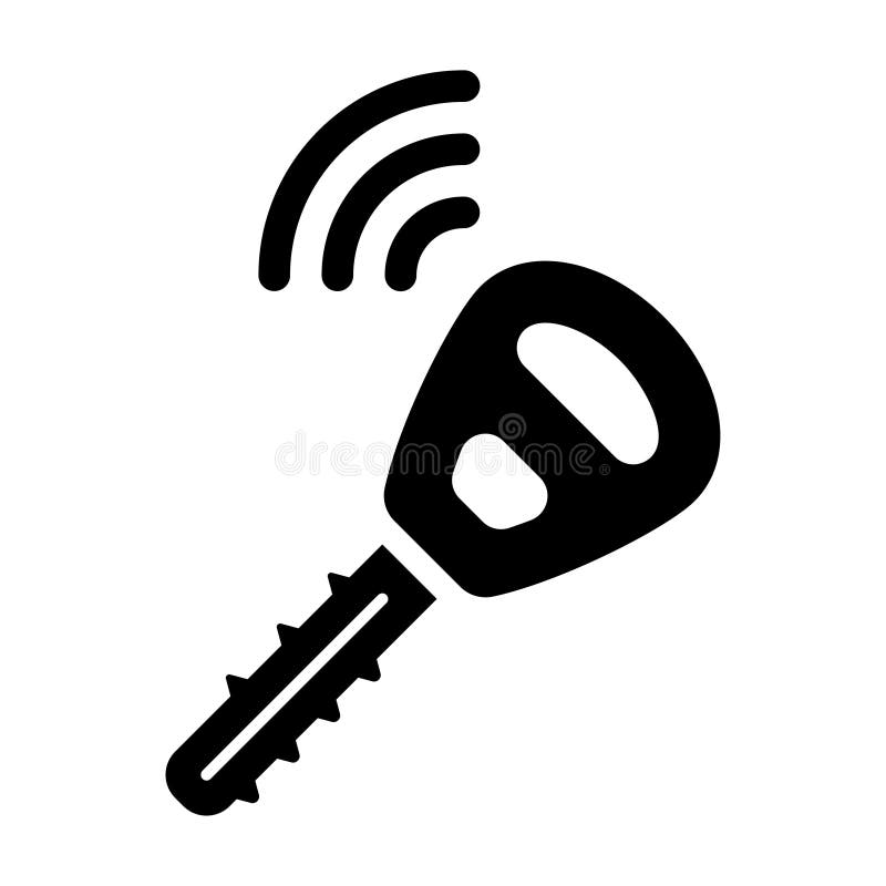 Smart Key Icon stock vector. Illustration of graphic - 265071504