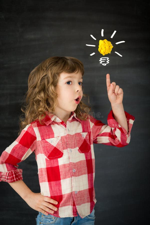 Smart kid stock image. Image of creativity, concept, bright - 38353865