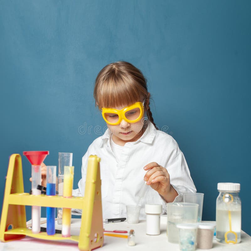 Smart Kid at Elementary School, Science and Education Concept Stock ...