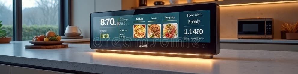 Smart Kitchen Display with Recipe Suggestions and Nutritional ...