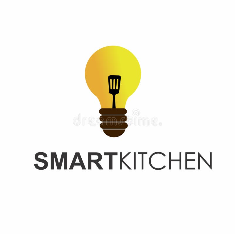 Smart Kitchen Logo Design Concept Stock Vector - Illustration of ...