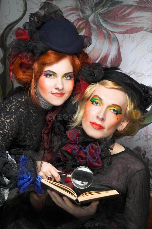 Smart ladies. stock photo. Image of creative, fashion - 38023294