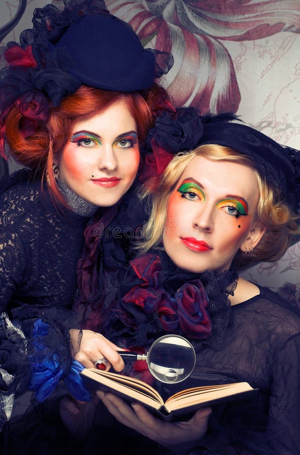 Smart ladies. stock image. Image of read, criminal, high - 40615255