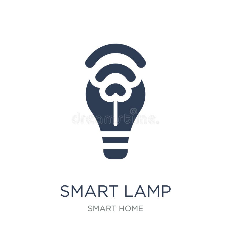 Smart Lamp Icon. Trendy Modern Flat Linear Vector Smart Lamp Icon on ...