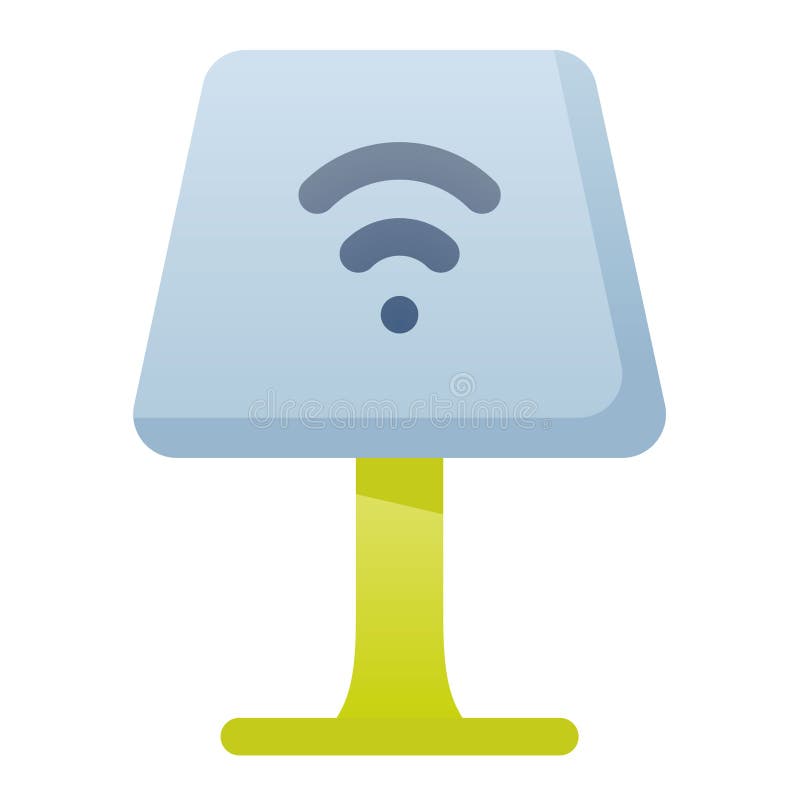 Smart Lamp Icon. Trendy Modern Flat Linear Vector Smart Lamp Icon on ...