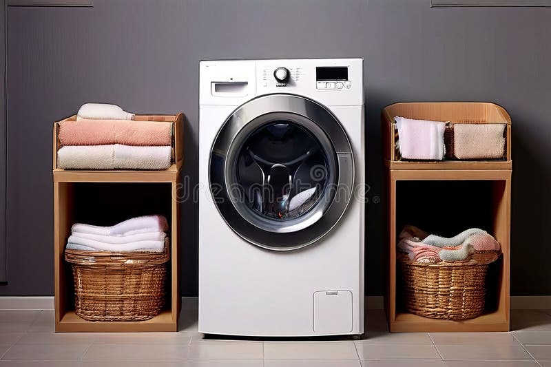 Smart Laundry System Washer and Dryer Automatically Select Optim Stock ...