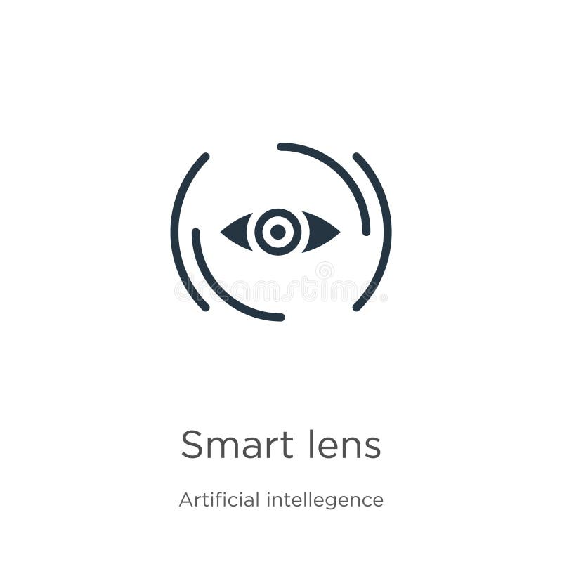 Smart Lens Icon Vector. Trendy Flat Smart Lens Icon from Artificial ...