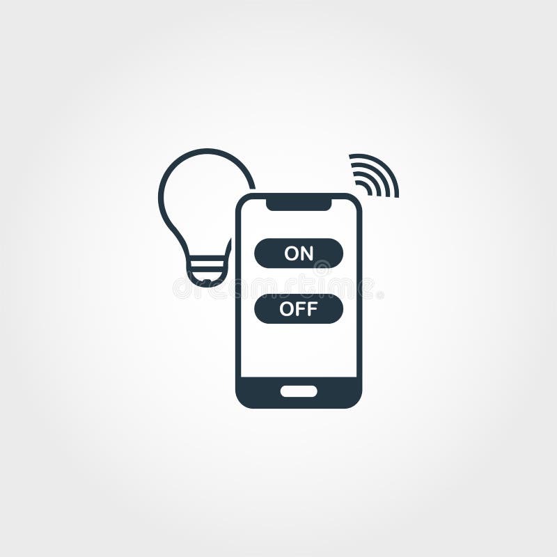 Smart Light Icon. Simple Element from Smart Devices Icons Collection ...