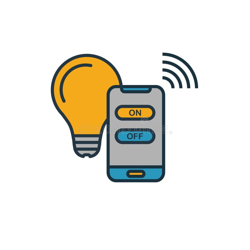 Smart Light Icon. Simple Element from Smart Devices Icons Collection ...