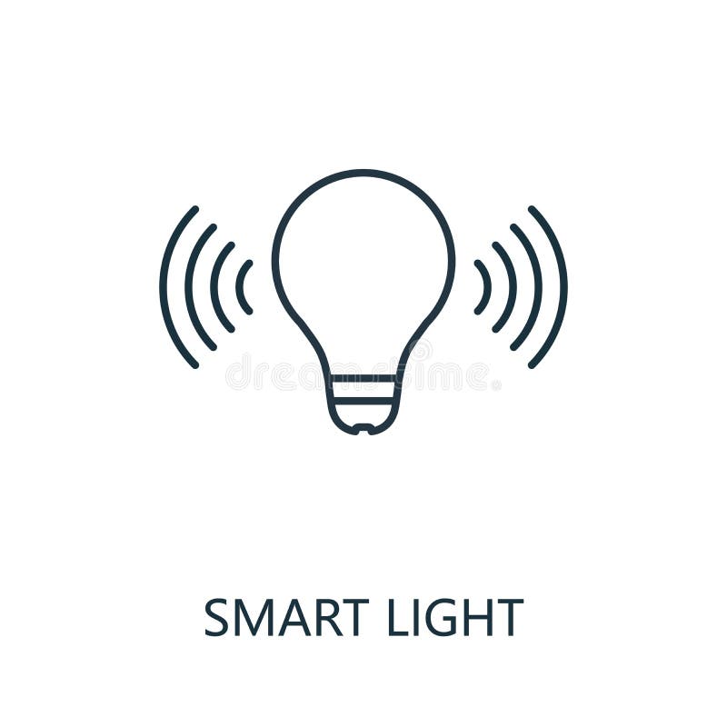 Smart Light Icon. Simple Element from Smart Devices Icons Collection ...