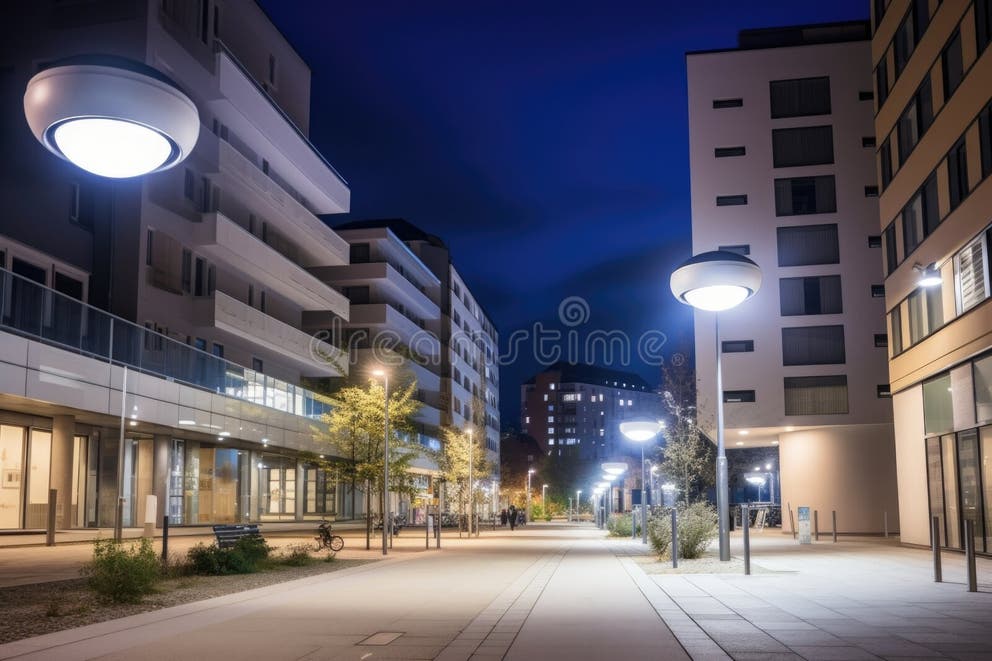 Smart Lighting Solution with Motion Sensors and Security Cameras in ...