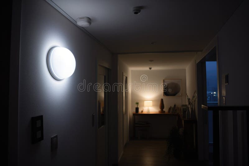 Smart Lighting System with Built-in Motion Sensor, Allowing Lights To ...