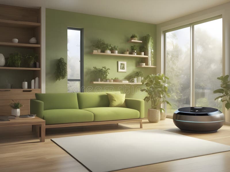 Smart Living for a Greener Planet. Ecologists Showcasing Green Tech ...