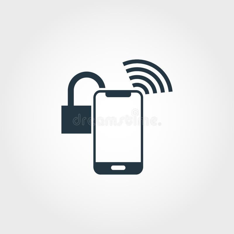 Smart Lock Icon. Monochrome Creative Design from Smart Devices Icon ...