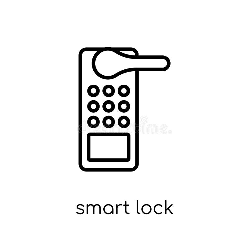 Lock Vector Icon on Transparent Background, Lock Logo Design Stock ...