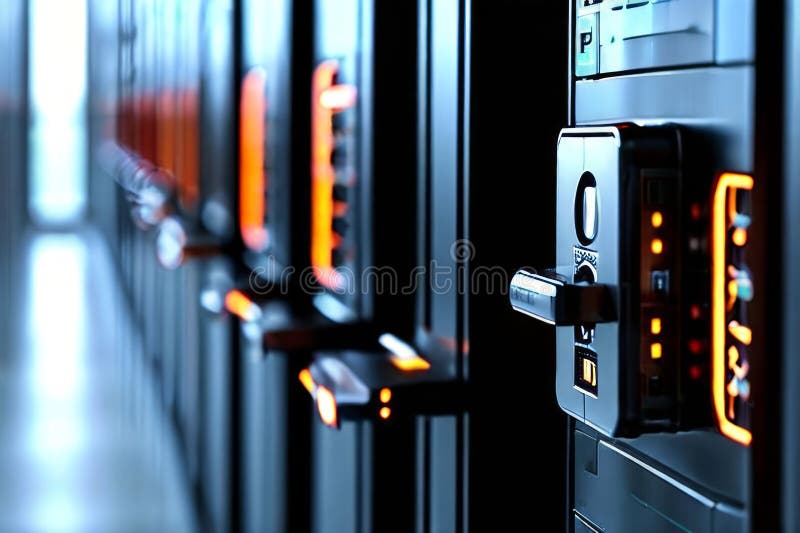 Smart Lock Systems Digital Locks Connected To a Central Server S Stock ...