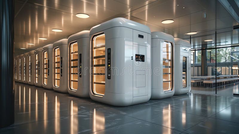 Smart Lockers Integrated with Advanced Technology Such As Biometric ...