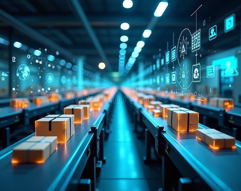 Smart Conveyor System Stock Illustrations – 4,025 Smart Conveyor System ...