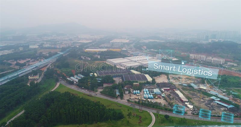 Smart Logistics Inscription. Smart Logistics Infographics. Smart ...