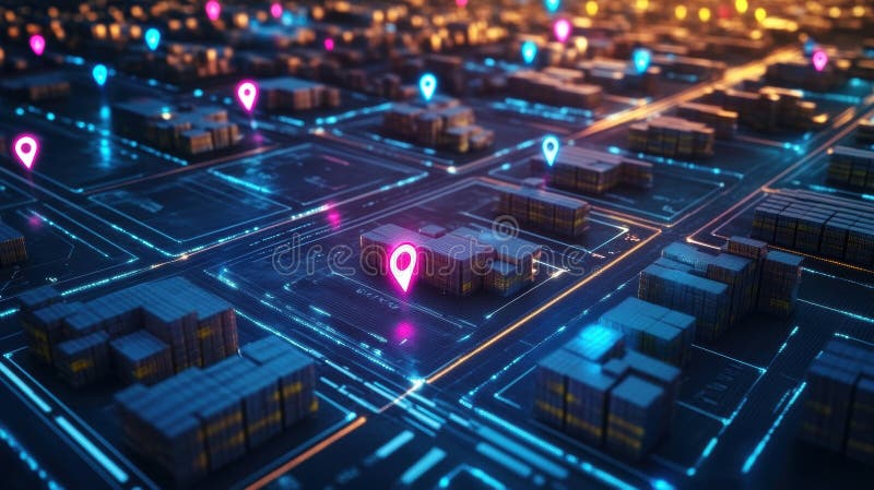 Smart Logistics System Managing Cargo Containers with Location Tracking ...