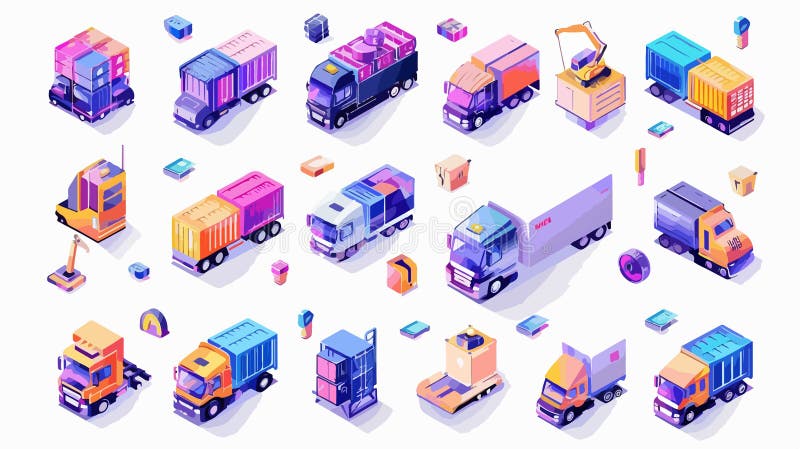 Smart Logistics Technologies Abstract Concept Visual Stock Vector ...