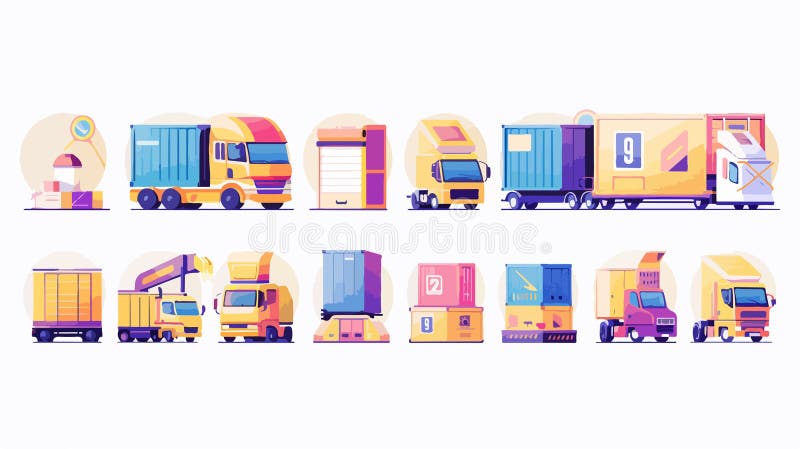 Smart Logistics Technologies Abstract Concept Visual Stock Vector ...