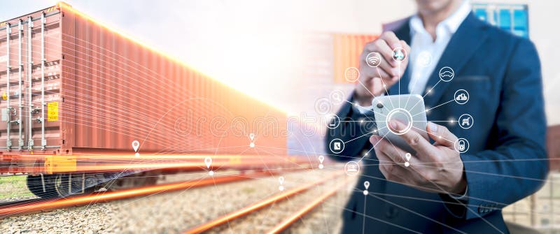 Smart Logistics Tracking System Via Mobile Application, Business Man ...