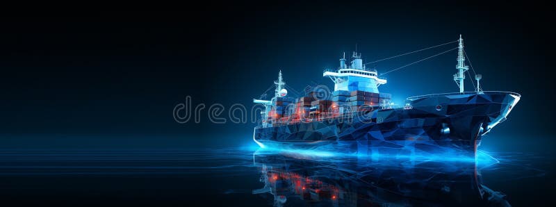 Smart Logistics and Warehouse Technology Concept, Real Time Data ...