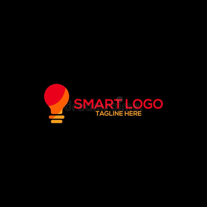 Smart Logo Design Vector with Shine and Unique Shape Stock Vector ...