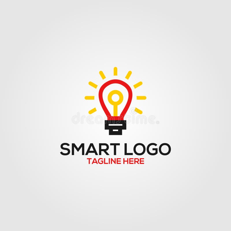 Smart Logo Design Vector with Shine and Unique Shape Stock Vector ...