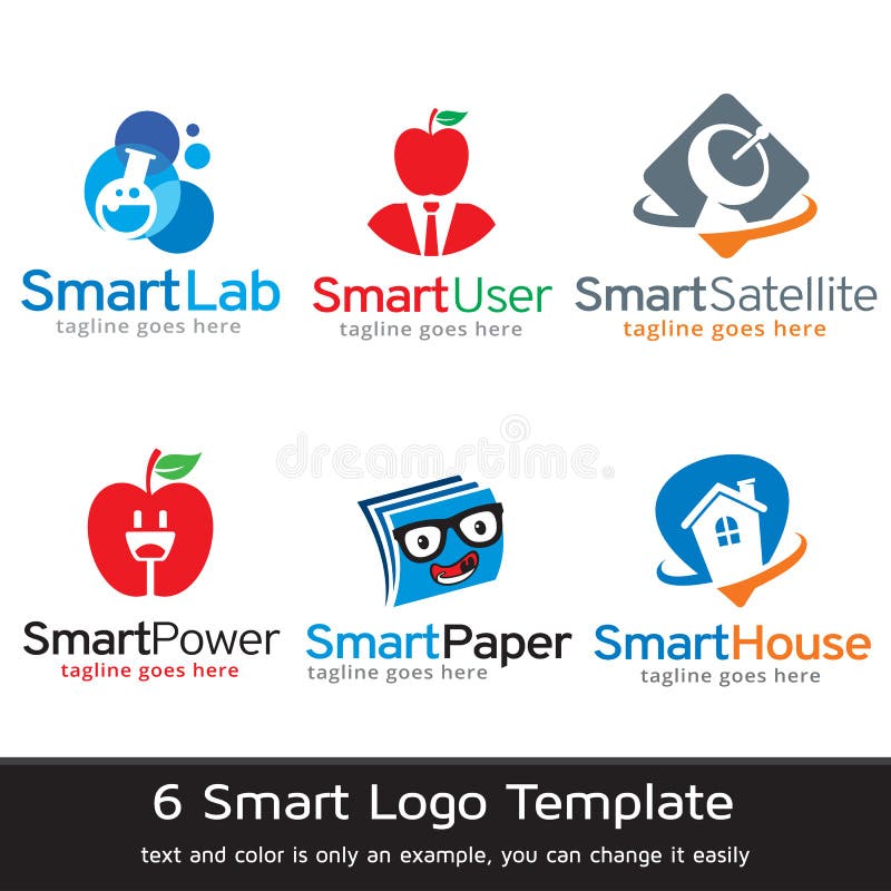 Smart Logo Template Design Vector Stock Vector - Illustration of icon ...
