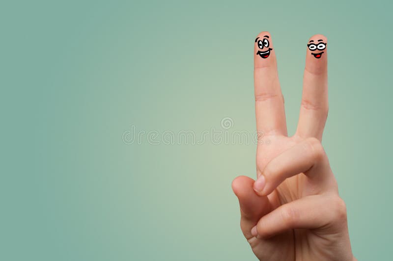 Smart Looking Fingers Smiling Stock Photo - Image of daycare, blue ...