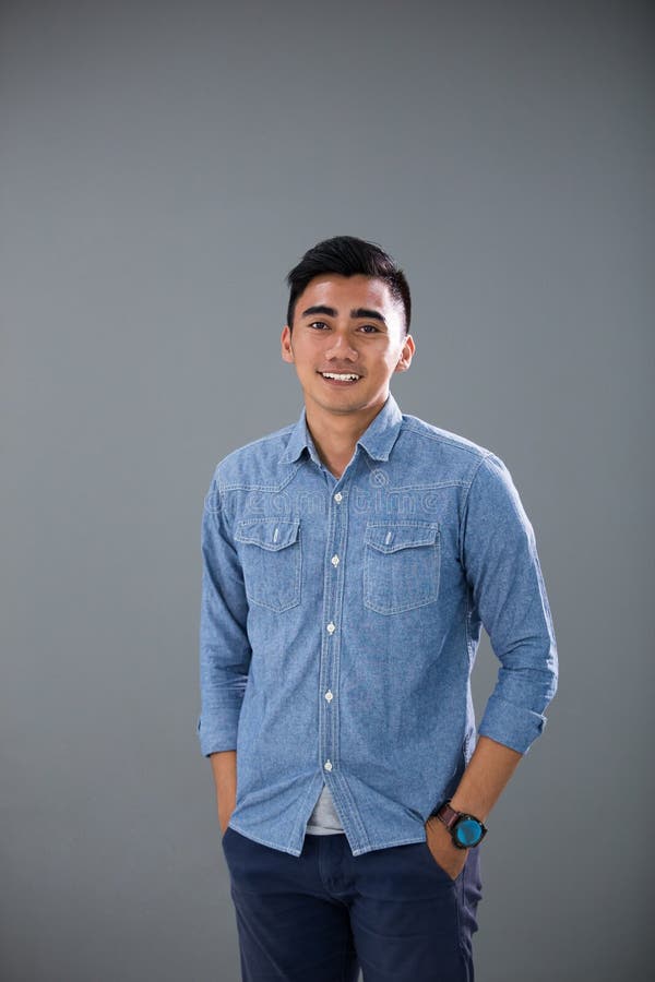 Smart looking male student stock photo. Image of simple - 112768578