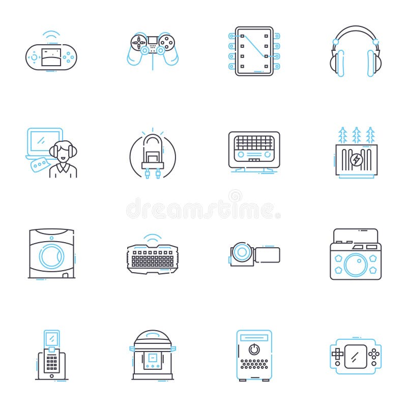 Smart Machines Linear Icons Set. Automation, Robotics, Artificial ... Smart Machines Linear Icons Set. Automation, Robotics, Artificial ...