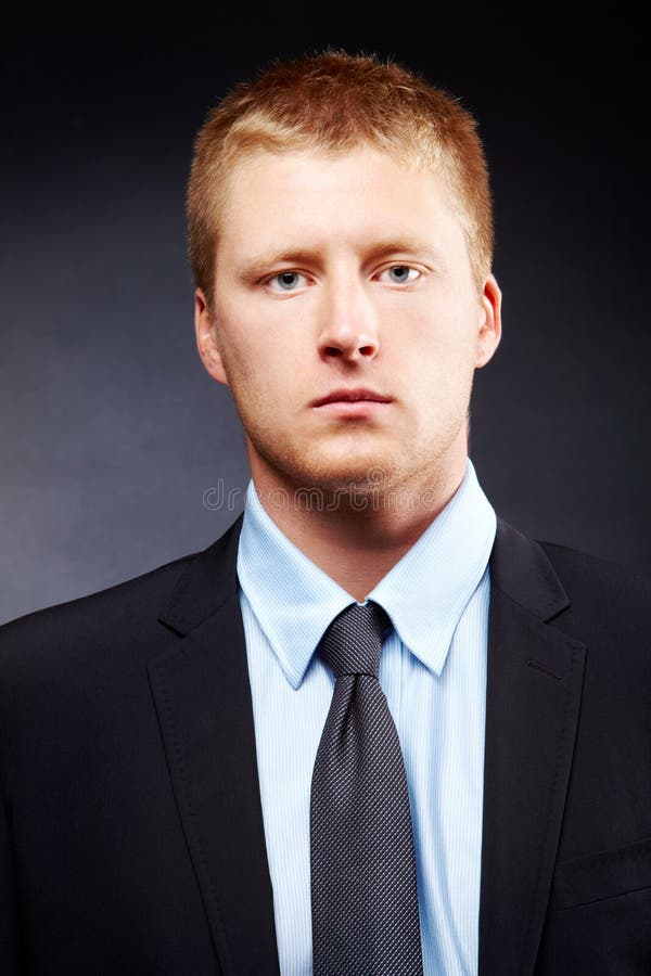 Smart male stock photo. Image of calm, looking, glance - 14960230