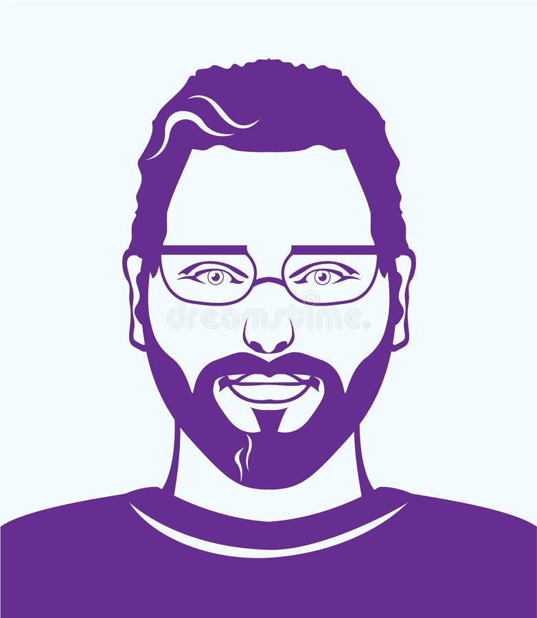 Smart male stock vector. Illustration of caucasian, contemporary - 41517494