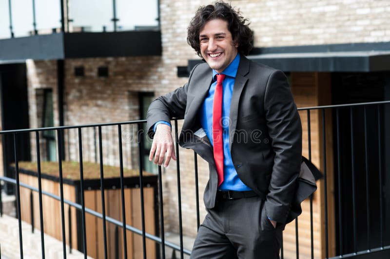 Smart Male Business Professional Stock Image - Image of looking ...