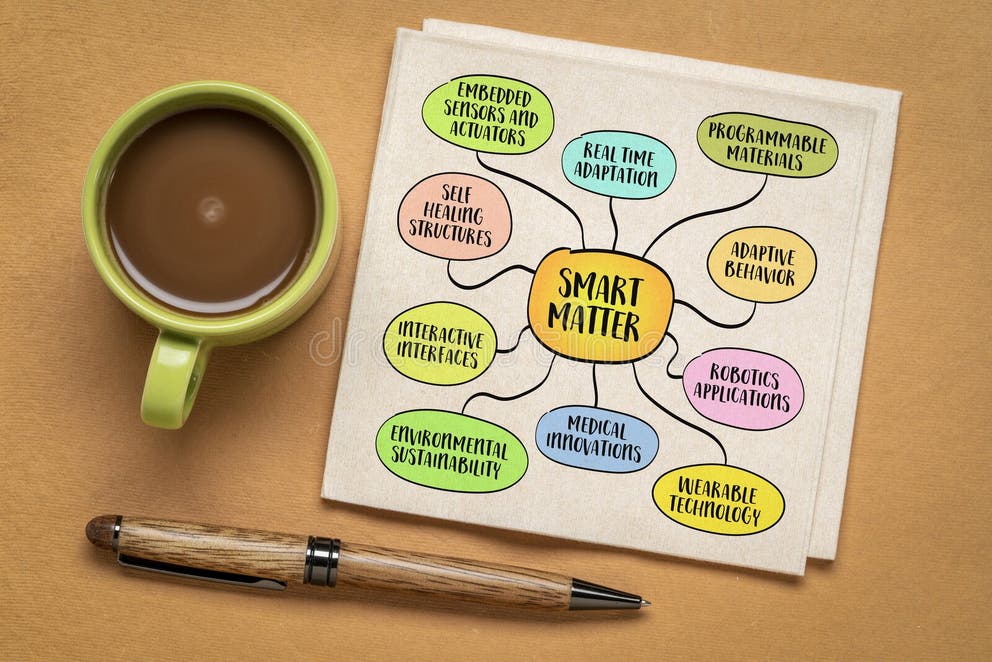 Smart Matter, Concept in Science and Technology Stock Photo - Image of ...