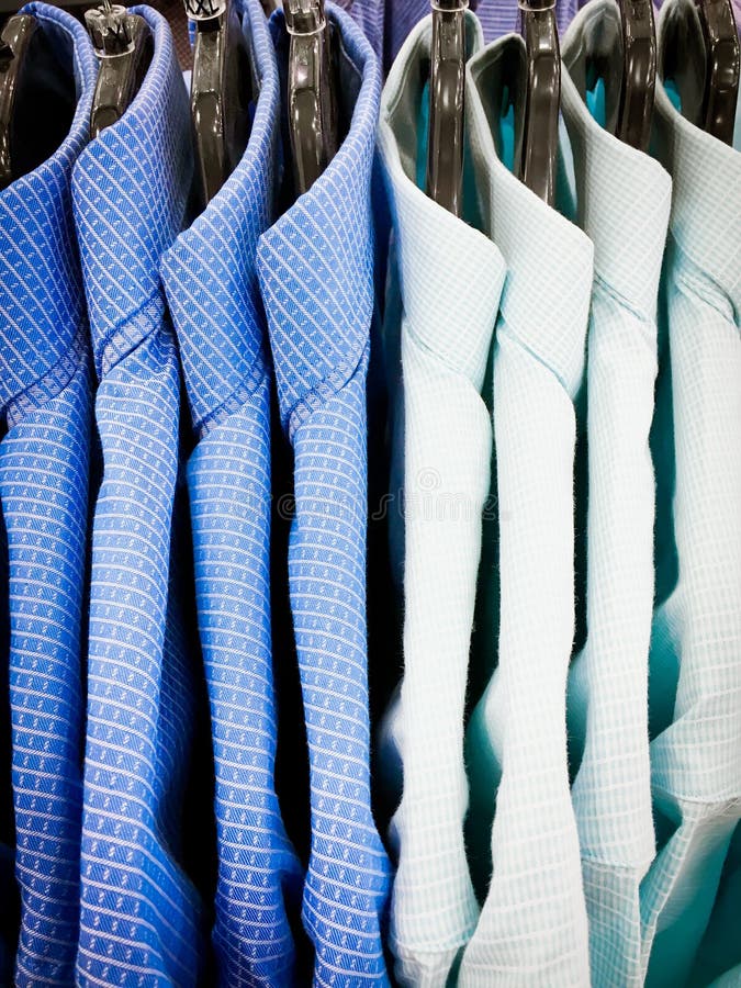 Smart men`s shirts stock image. Image of choice, business - 85341321
