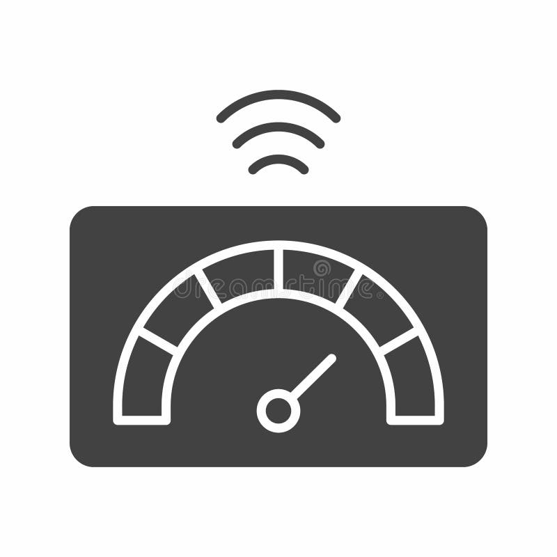 Smart Meter Icon Vector Image. Stock Illustration - Illustration of ...