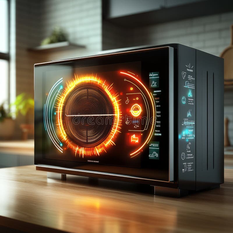 HighTech Microwave Visual Cues for Defrosting Cooking and Temperature ...