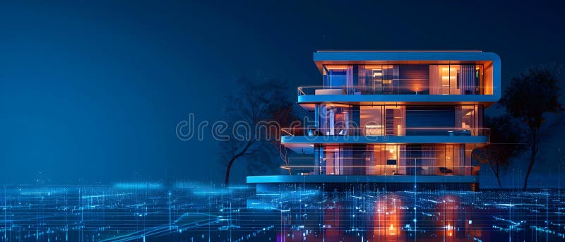 Smart Minimalist Home in a Digital Ecosystem. Concept Smart Home ...