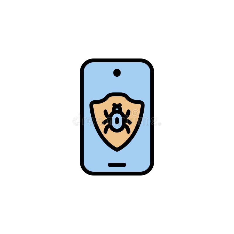Smart Mobile Phone Bug Fixes Icon Stock Vector - Illustration of ...