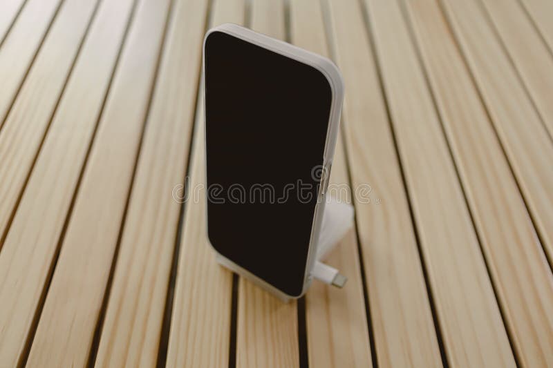 Smart Mobile Phone Wears Matte White Case and Cable Case with Phone ...