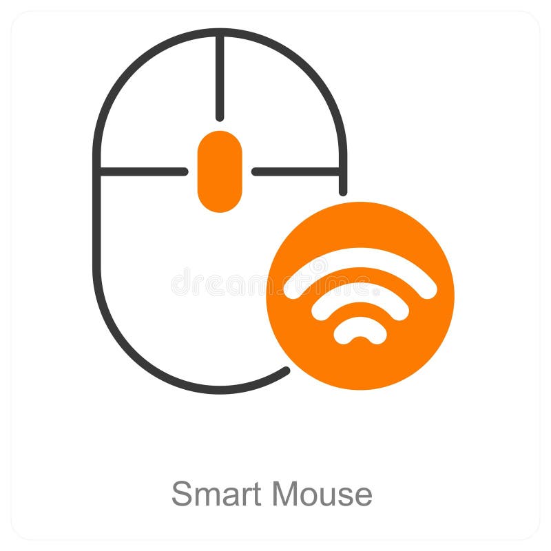 Smart Mouse stock illustration. Illustration of smart - 339917866