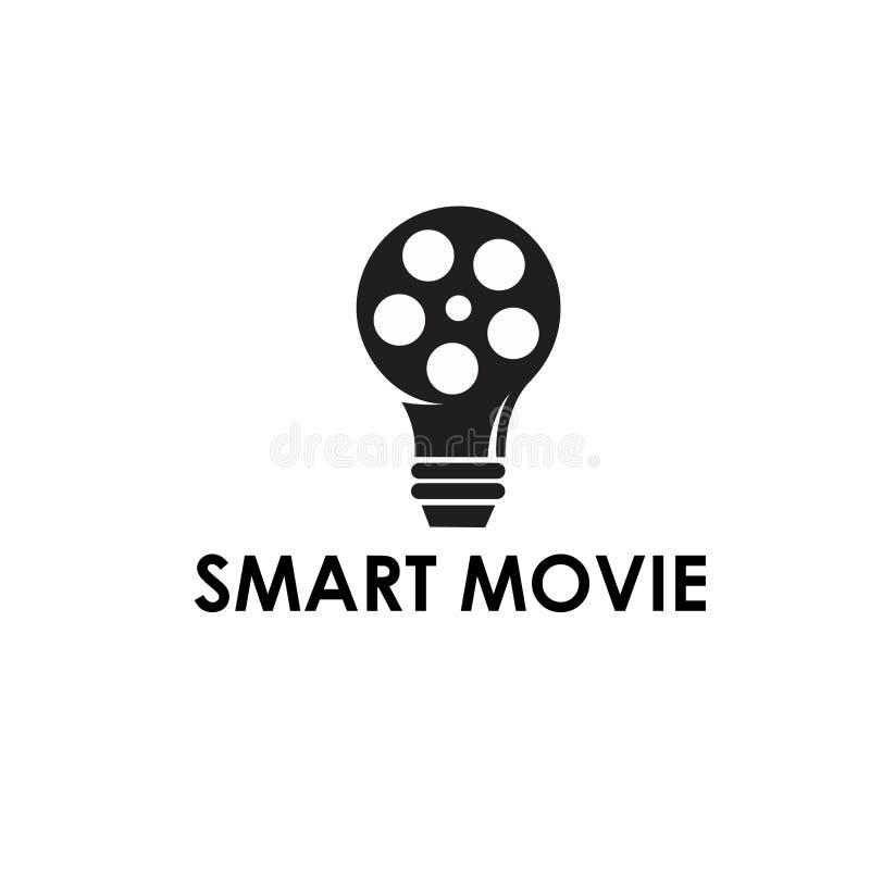 Smart Movie Logo Design Vector Stock Vector - Illustration of button ...