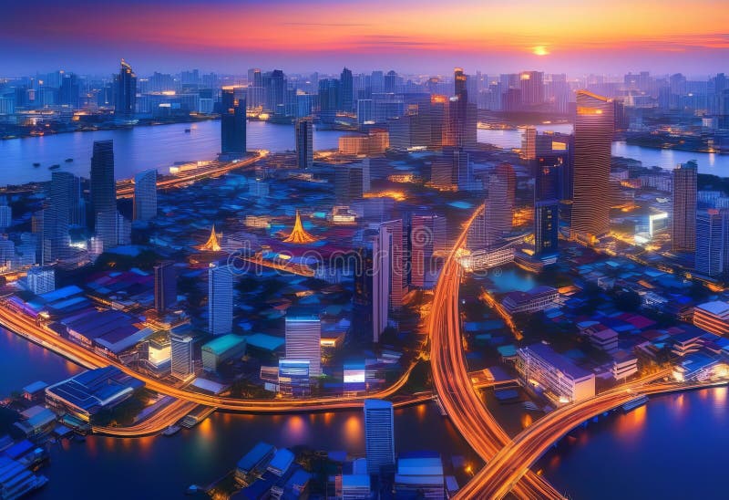 Smart Network and Connection Technology Concept Stock Illustration ...