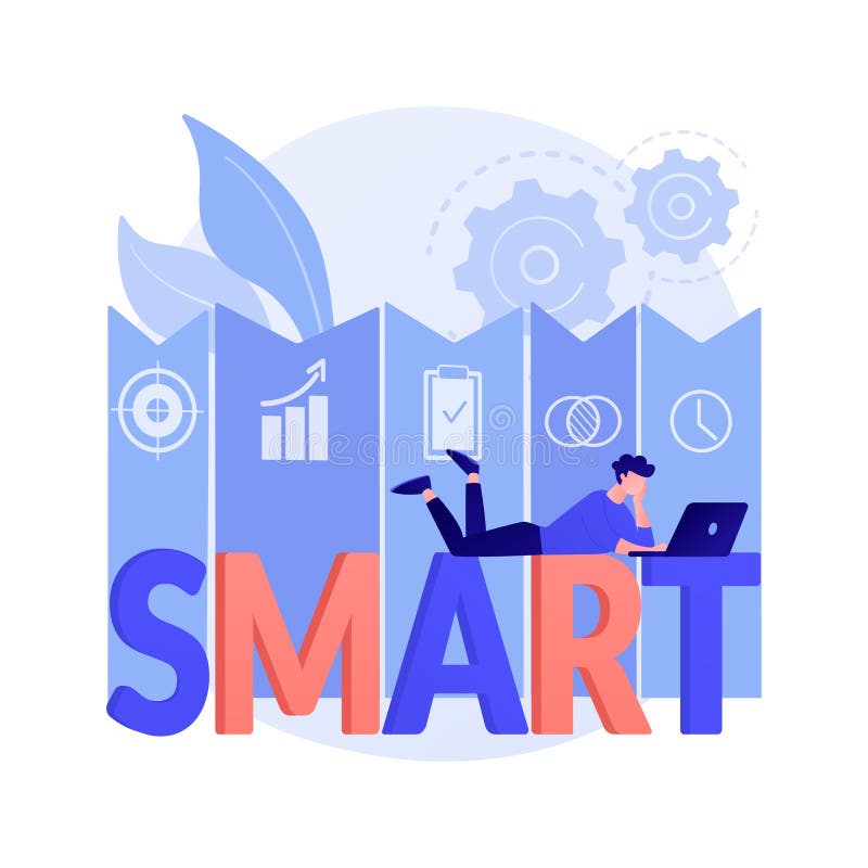 Smart objectives stock illustration. Illustration of achievable - 23741533